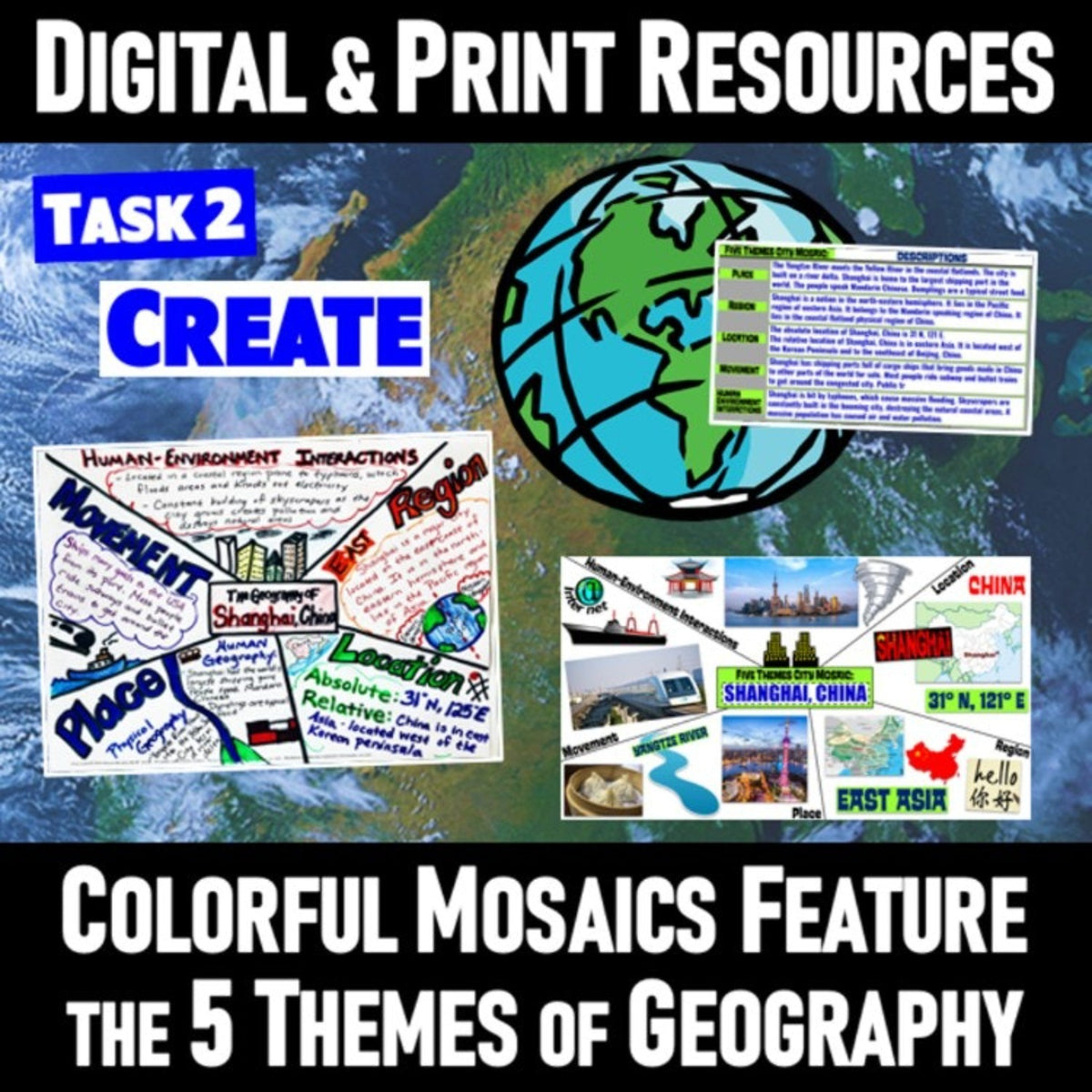 The 5 Themes of Geography Research Project - City Mosaic PBL - Google ...