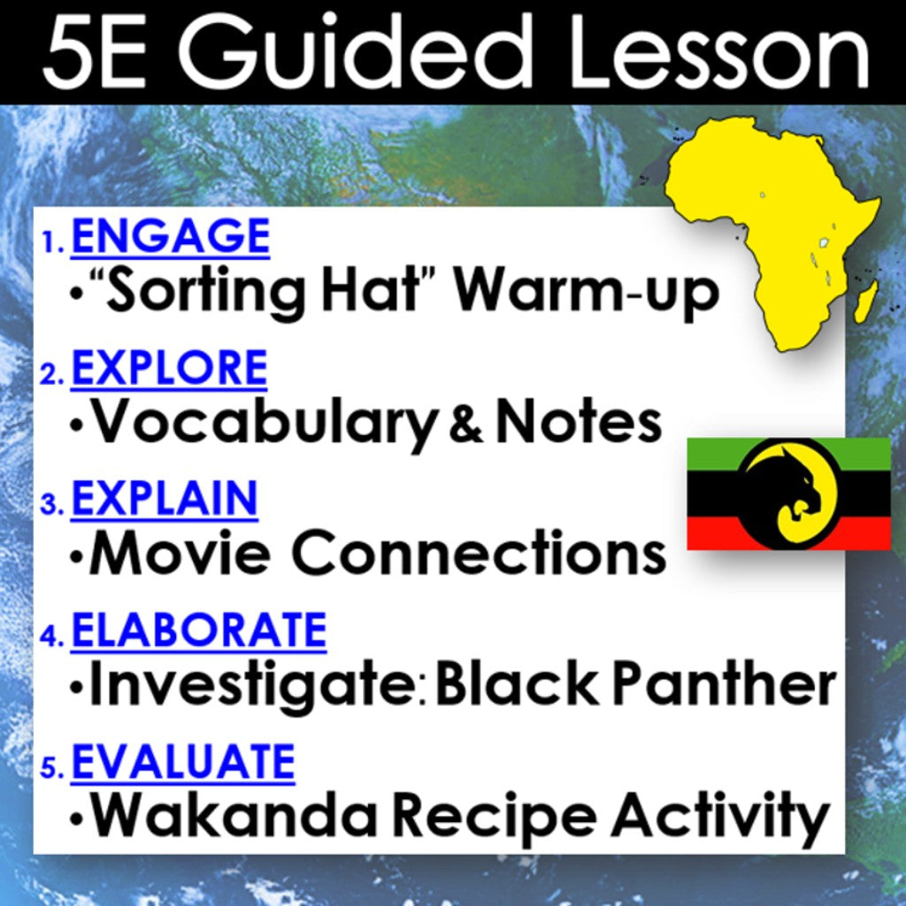 Explore African Cultures in Marvel’s Black Panther 6E Lesson - Print ...