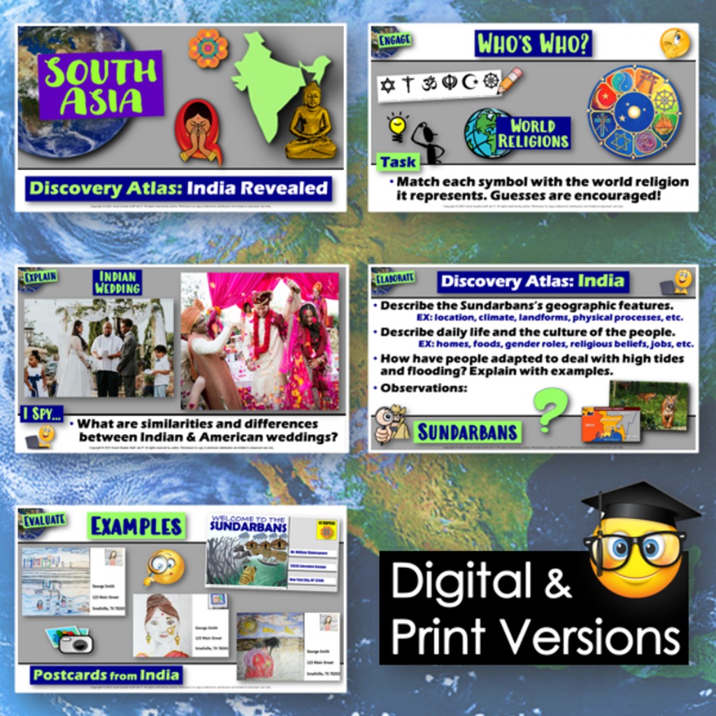 Discovery Atlas India: Geography, Culture, and Religion Lesson - Print ...