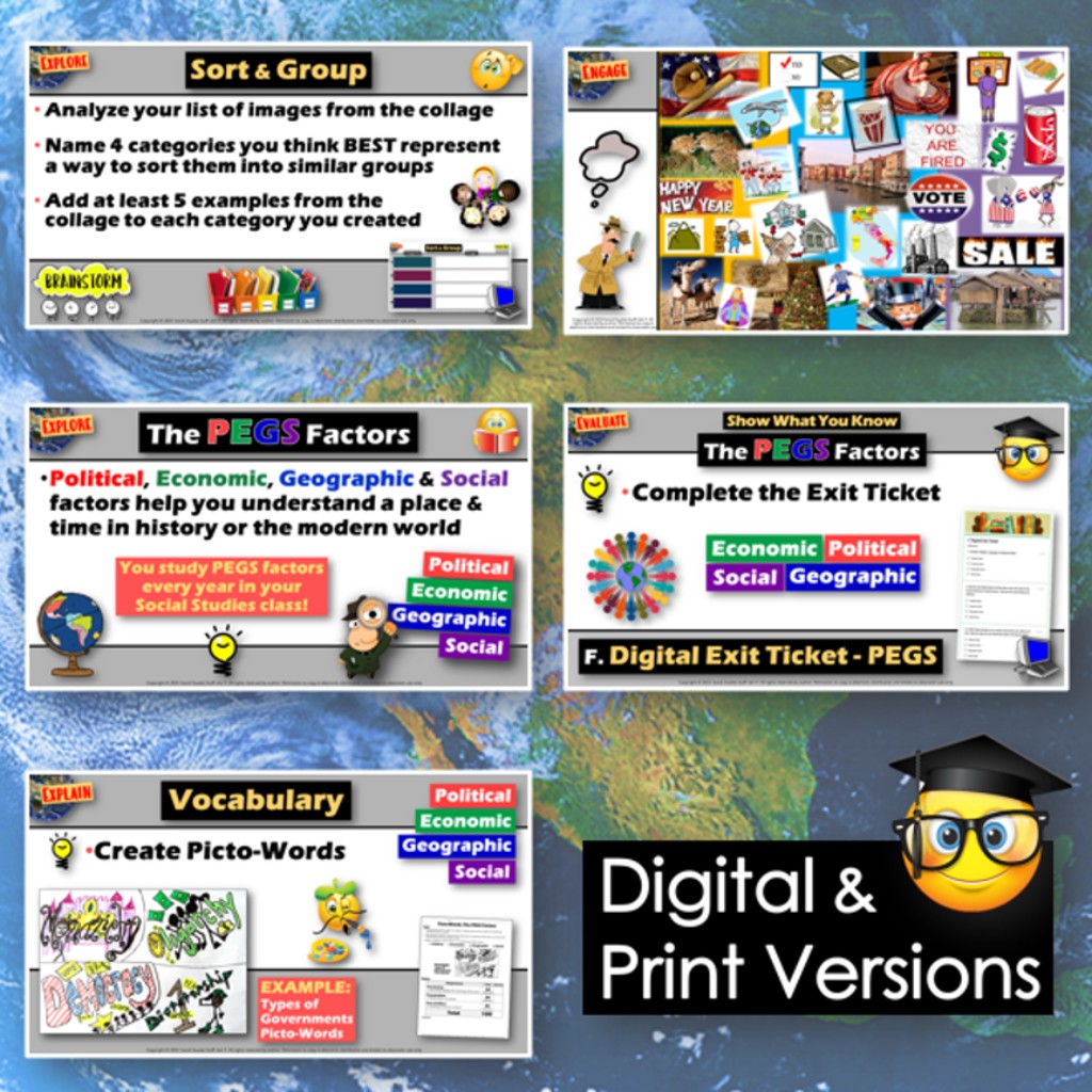 Intro to the PEGS Factors Guided Lesson and Fun Activities - Print & D ...