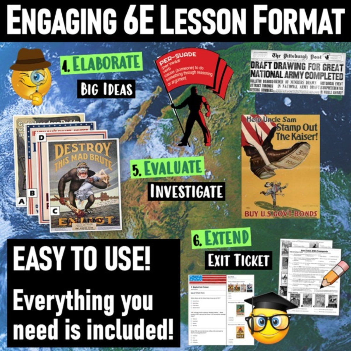 World War 1 Propaganda Lesson & WWI Activities - Microsoft Digital Res ...