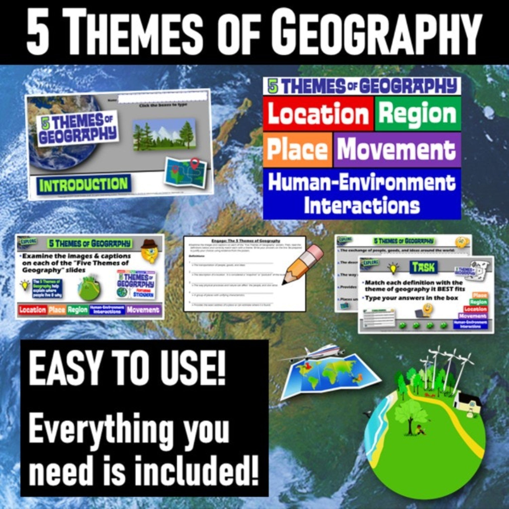 5 Themes Of Geography Place