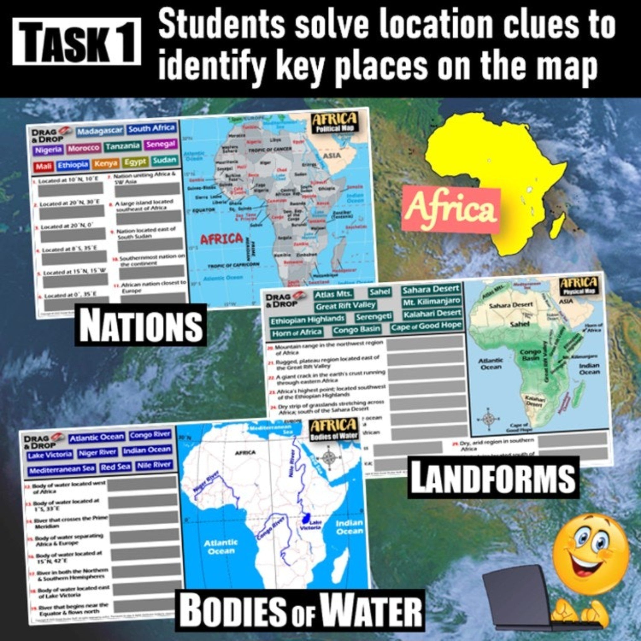 Resources Of Africa Map Resources Of Africa – Self Care Products