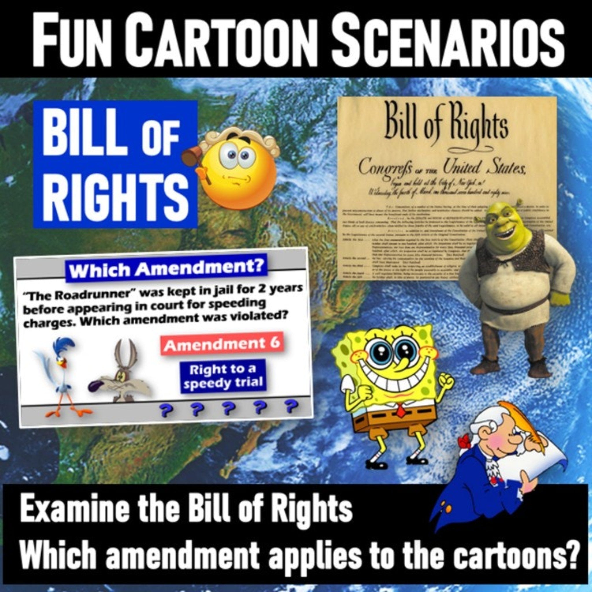 Bill Of Rights Activity Worksheet Dominic Arnold No Bill No Deal